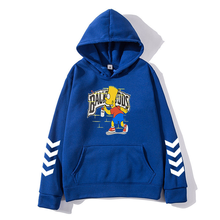 Backwoods Bart Simpson Cartoon Sweater Hoodie Pullover ...