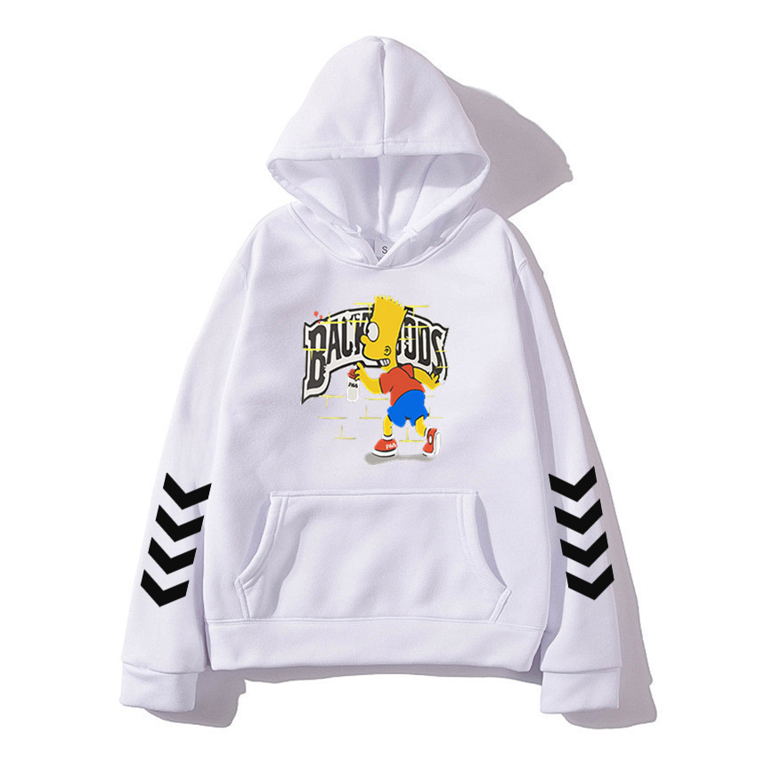 Backwoods Bart Simpson Cartoon Sweater Hoodie Pullover ...