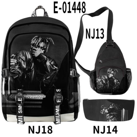 Juice Wrld Men's and Women's Cool Backpack Schoolbag - Aesthetichoodie.com