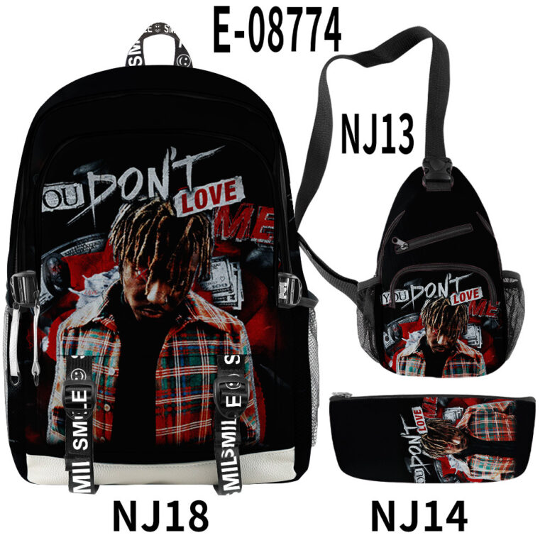 Juice Wrld Men's and Women's Cool Backpack Schoolbag - Aesthetichoodie.com
