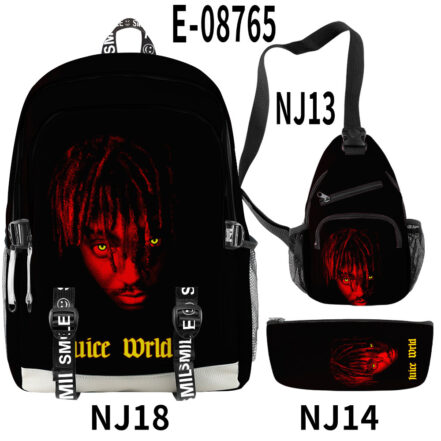 Juice Wrld Men's and Women's Cool Backpack Schoolbag - Aesthetichoodie.com