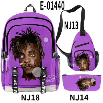 Juice Wrld Men's and Women's Cool Backpack Schoolbag - Aesthetic Hoodie