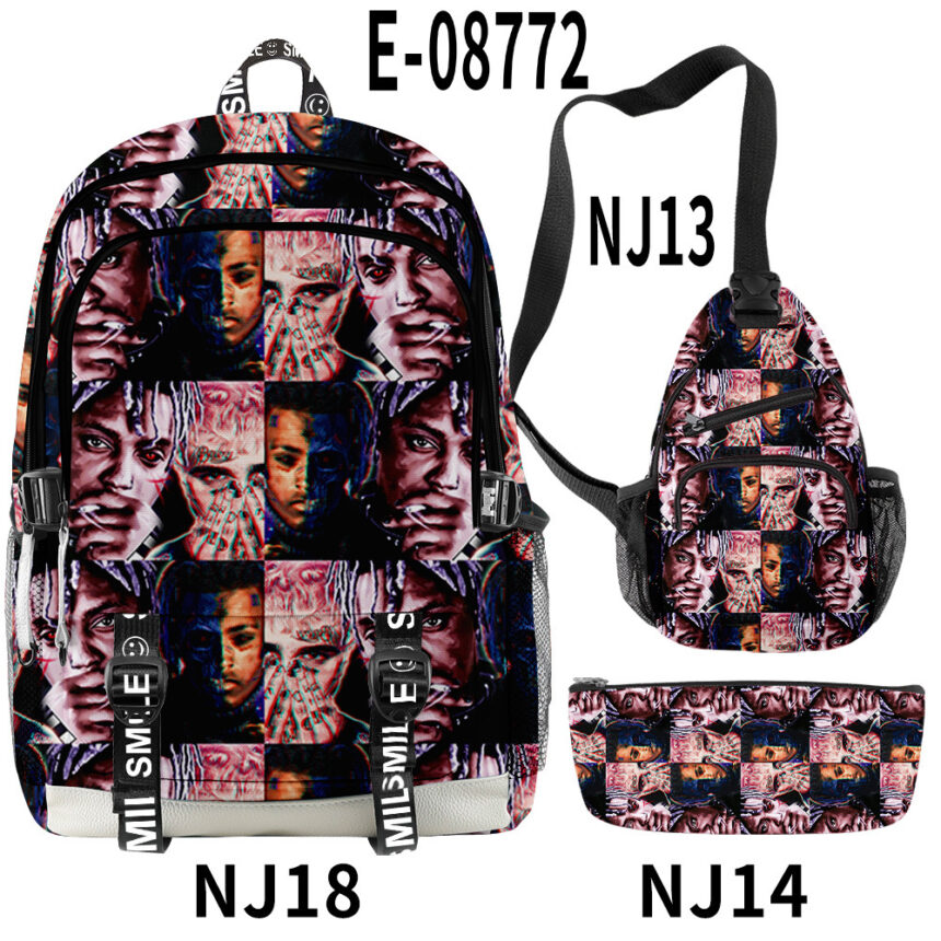 Juice Wrld Men's and Women's Cool Backpack Schoolbag - Aesthetic Hoodie