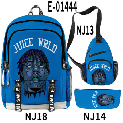 Juice Wrld Men's and Women's Cool Backpack Schoolbag - Aesthetic Hoodie