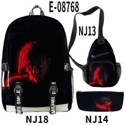Juice Wrld Men's and Women's Cool Backpack Schoolbag - Aesthetic Hoodie
