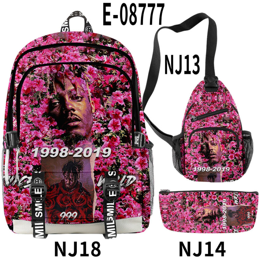 Juice Wrld Men's and Women's Cool Backpack Schoolbag - Aesthetic Hoodie