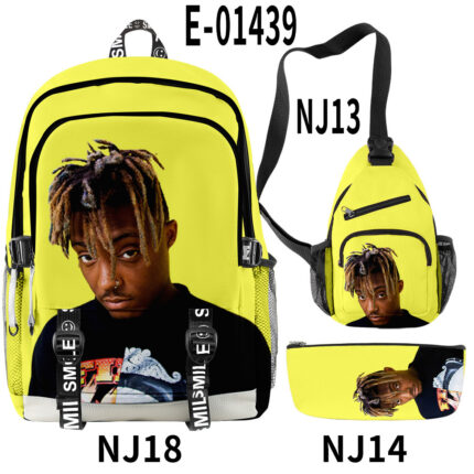 Juice Wrld Men's and Women's Cool Backpack Schoolbag - Aesthetic Hoodie