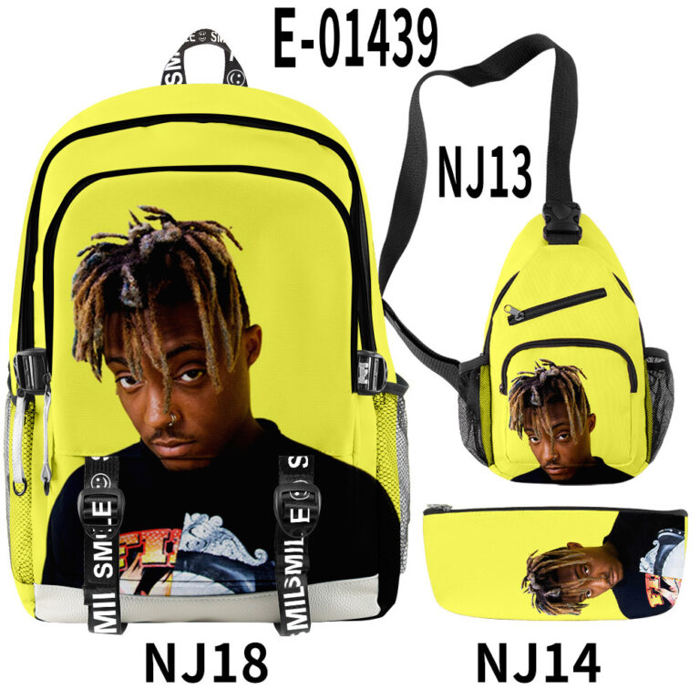 Juice Wrld Men's and Women's Cool Backpack Schoolbag - Aesthetic Hoodie