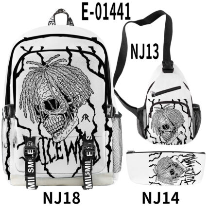 Juice Wrld Men's and Women's Cool Backpack Schoolbag - Aesthetic Hoodie